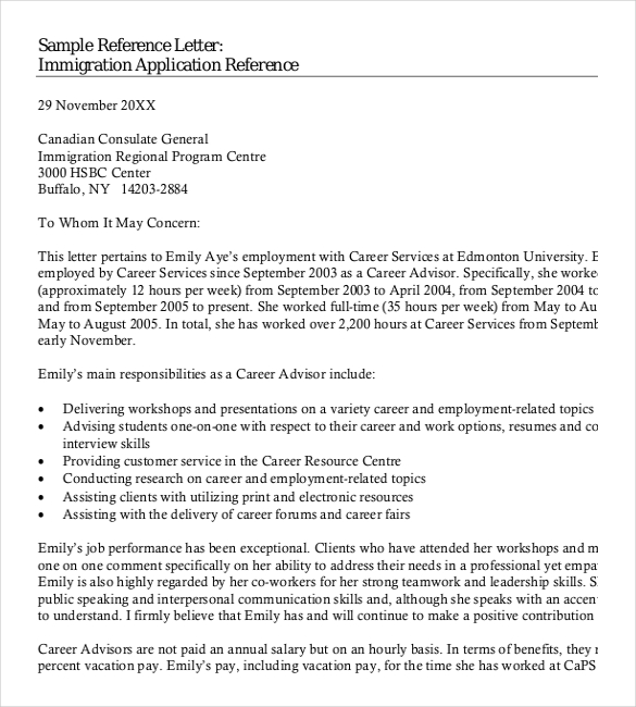 Reference Letter Templates 40 Free Word PDF Documents Download