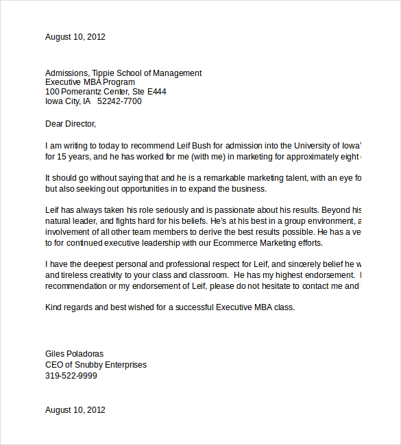 Reference Letter Templates 19 Free Word PDF Documents Download 