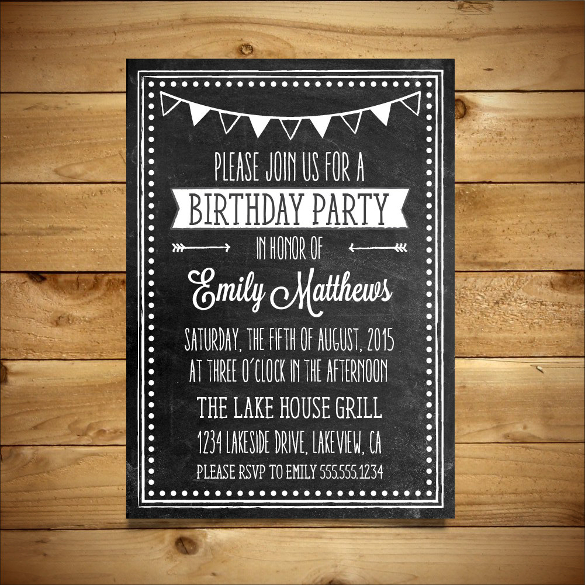 Editable MS Word Birthday Invitation Template jpg 585 585 Party 