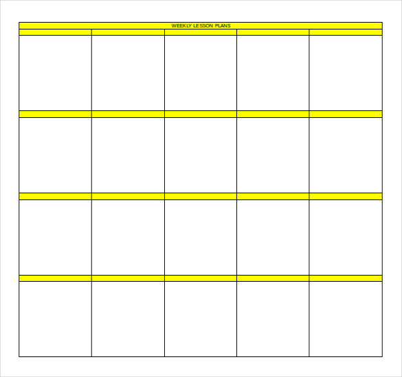 18+ Microsoft Word Lesson Plan Templates