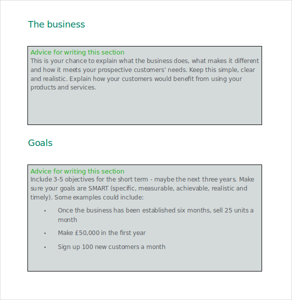 Business Plan Template - 47+ Examples in Word