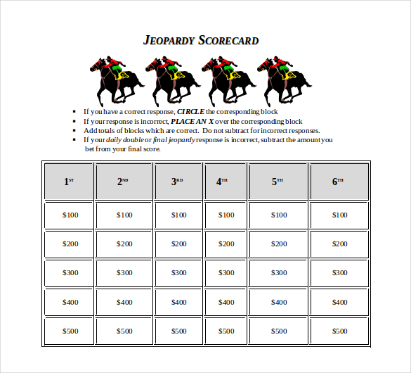 13+ Microsoft Word Jeopardy Templates Download