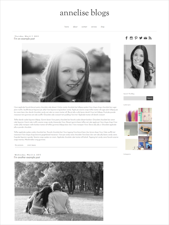 16+ Free & Premium Black Blogger Themes & Templates