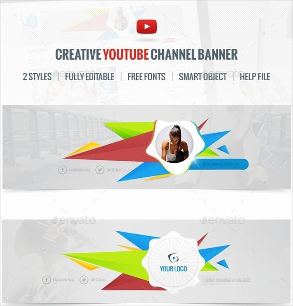 YouTube Banner Templates – 20+ Free PSD, AI, Vector EPS Format Download