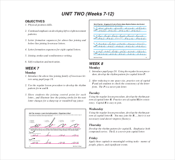 12+ Cursive Writing Templates – Free Samples, Example Format Download