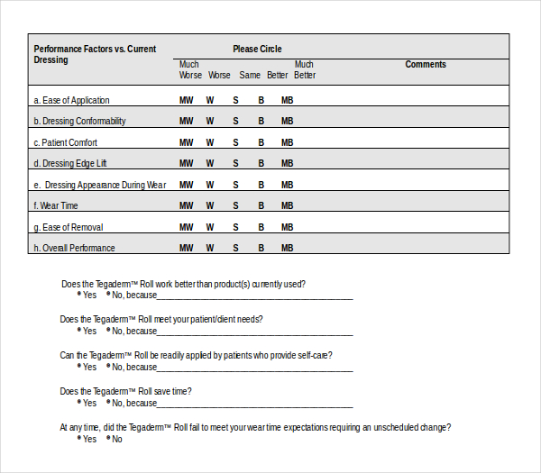 Free Survey Template – 14+ Free Word, Excel, PDF Documents Download