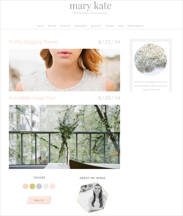 20+ Feminine WordPress Themes & Templates