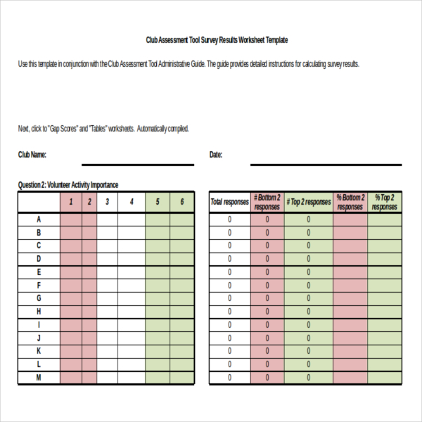 10 Survey Results Templates PDF Word Excel