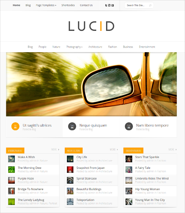 23+ Free WordPress Blog Themes & Templates