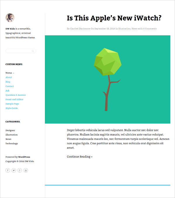 23+ Free WordPress Blog Themes & Templates