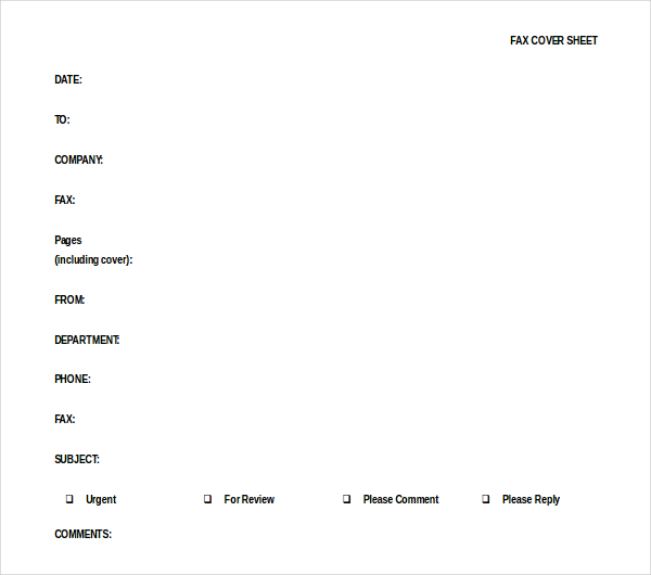 12+ Fax Cover Templates – Free Sample, Example Format Download