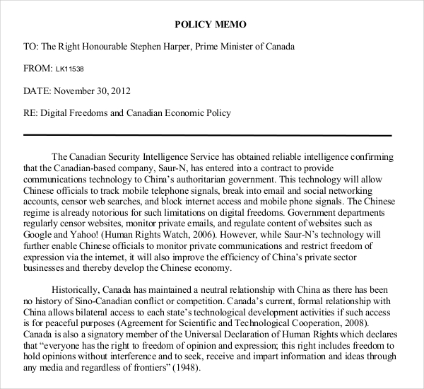 13+ Cover Memo Templates - Sample, Example Format Download