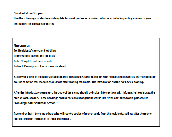 13+ Cover Memo Templates - Sample, Example Format Download