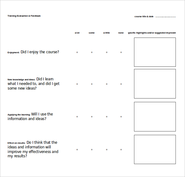 9+ Training Survey Templates – Word, PDF, Google Docs, Apple Pages