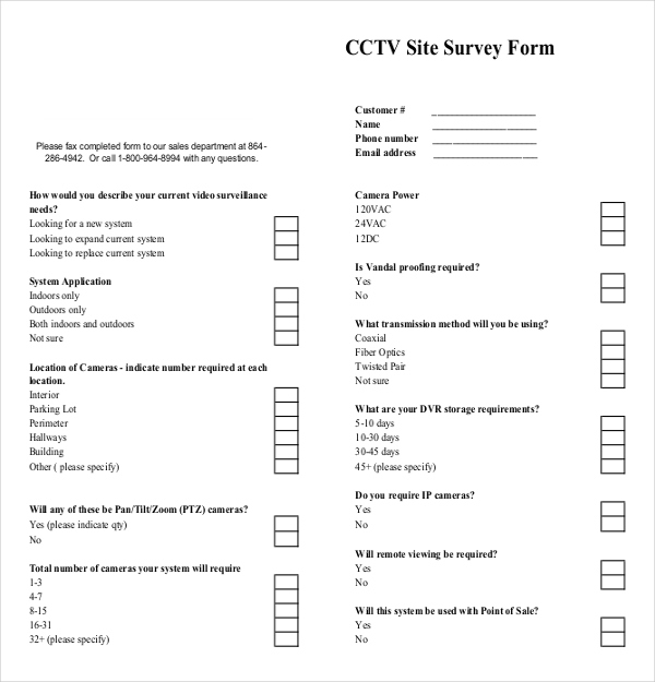 12+ Site Survey Templates – PDF, Word