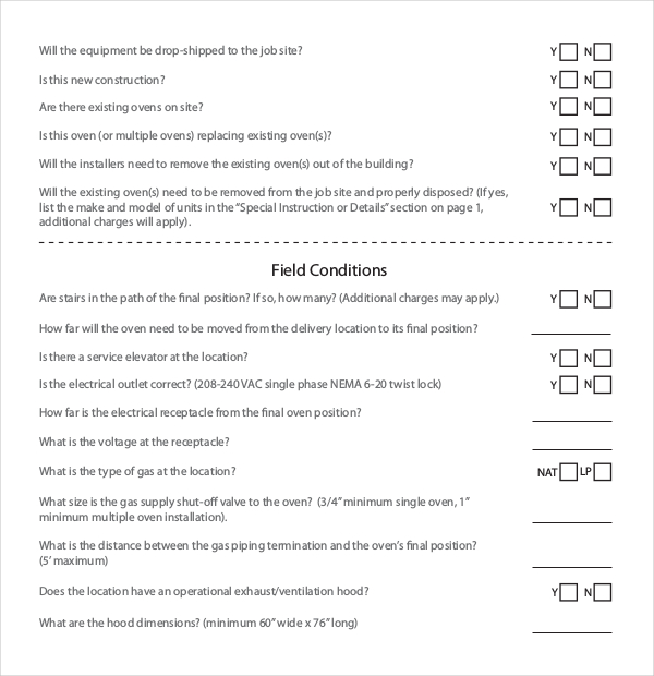 12+ Site Survey Templates – PDF, Word