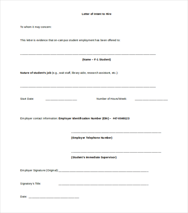 24+ Letter of Intent Template - Free Sample, Example, Format