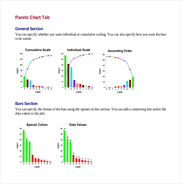 8+ Pareto Chart Templates - Free Sample, Example, Format