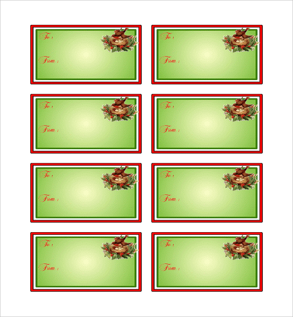 8 Tag Templates Free Sample Example Format