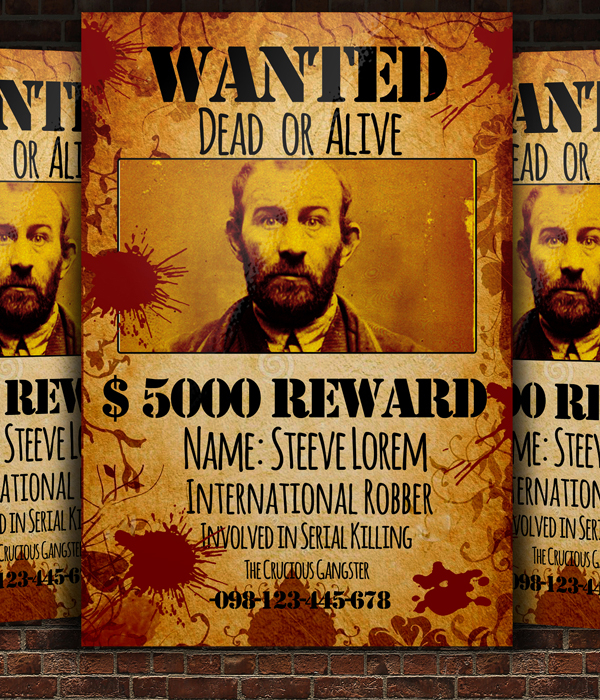 16+ Wanted Poster Templates - Free Sample, Example, Format