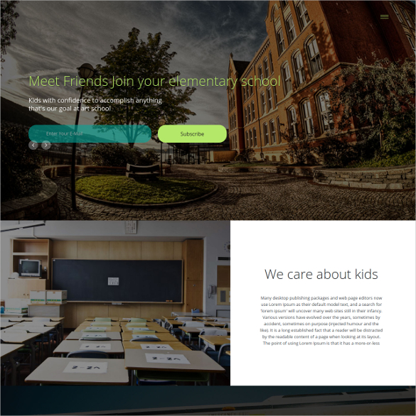 45+ School Website Themes & Templates