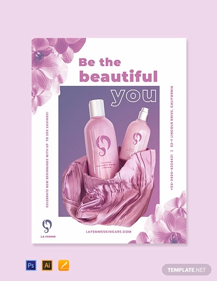 Cosmetics Advertisement Posters 7 Free Templates