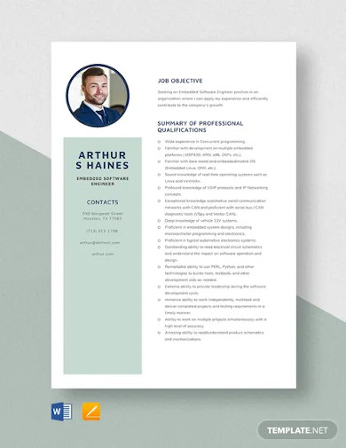 Software Engineer Resume Templates - Free 20+ Word, PDF Documents Download