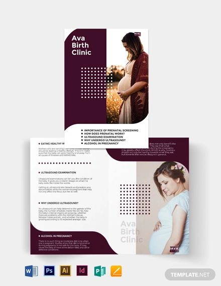 15+ Pregnancy Brochure Templates - Free PSD, AI, EPS Format Download