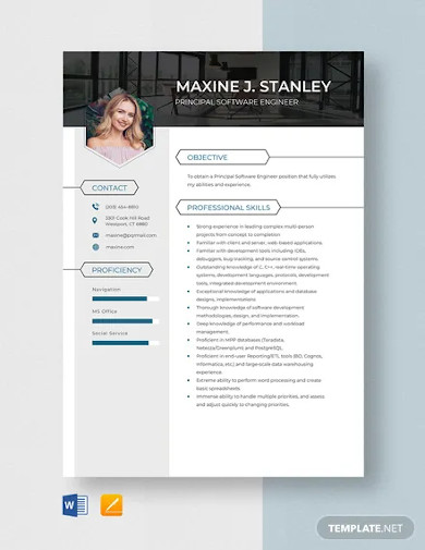 Software Engineer Resume Template Word Free Download