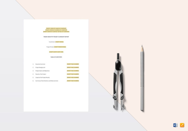 12+ Project Summary Templates - Free Word, PDF Document Download