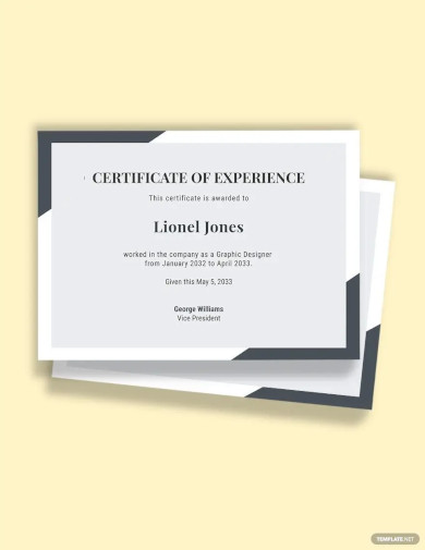 Work Certificate Template - 15+ Word, Excel, PDF Documents Download