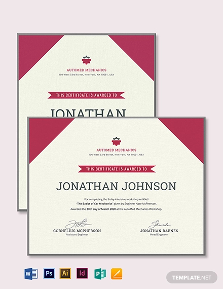 Certificate of Compliance Template – 12+ Word, PDF, PSD, AI, InDesign ...