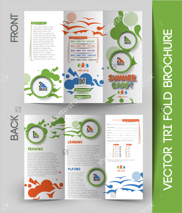 16 Summer Camp Brochures Free PSD AI EPS Format Download