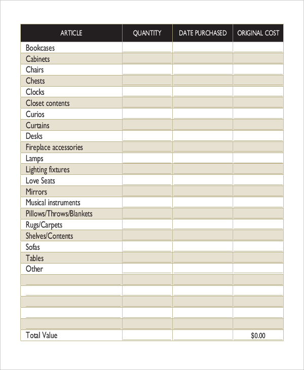 17+ Inventory Templates - Free Sample, Example, Format