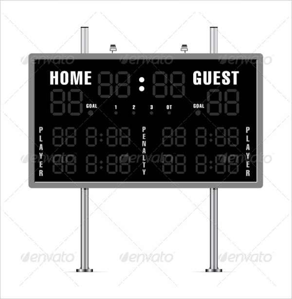 12+ Scoreboard Templates - Free Sample, Example, Format