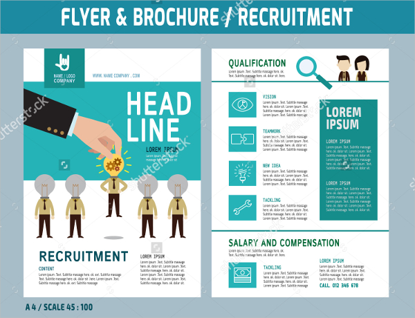 17 Recruitment Flyers PSD AI EPS