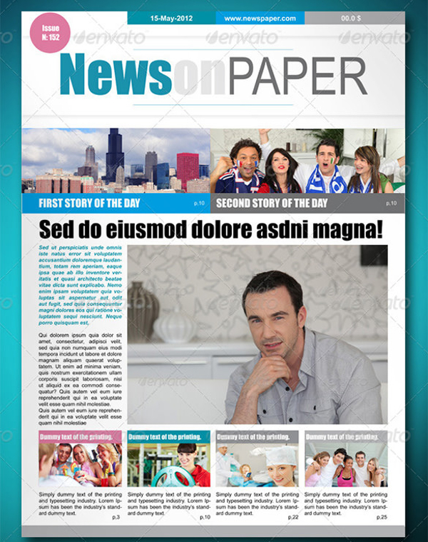 22+ Newspaper Templates - Free Sample, Example, Format