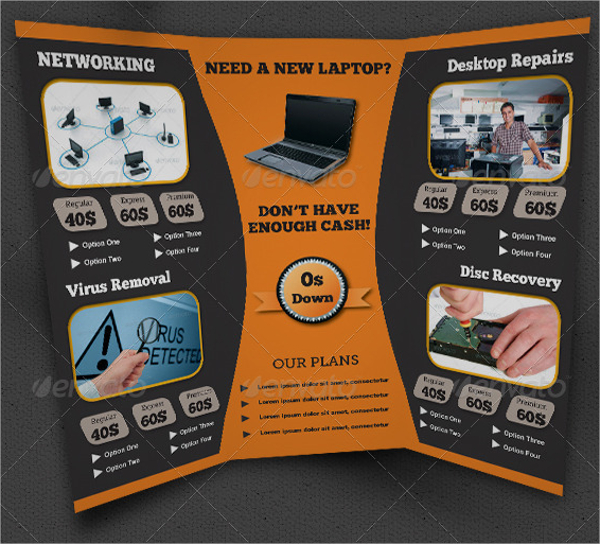 20+ Computer Brochures - Word, PSD, AI, EPS, Apple Pages