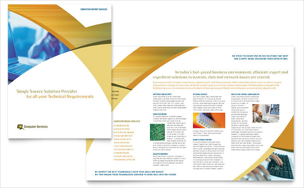 20+ Computer Brochures - Word, PSD, AI, EPS, Apple Pages