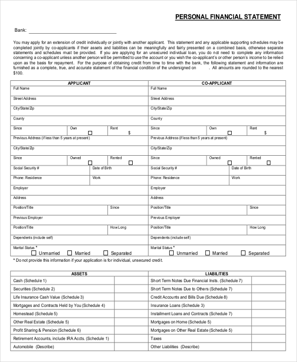 11+ Statement Templates - Free Word, PDF Documents Download