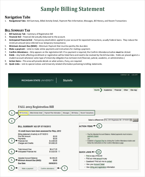 11+ Statement Templates - Free Word, PDF Documents Download