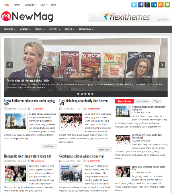 18+ Free News & Magazines WordPress Themes & Templates