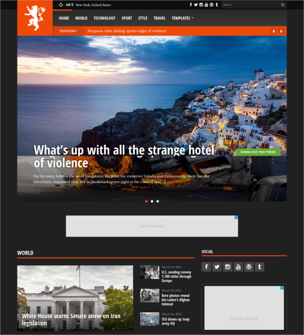 18+ Free News & Magazines WordPress Themes & Templates