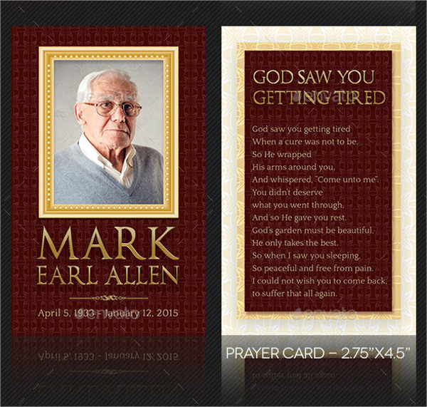 10 Funeral Stationery Templates PSD AI EPS