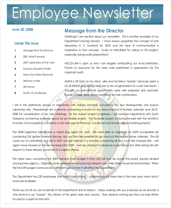 28+ Newsletter Template - Free PSD, AI, Word, PDF Documents