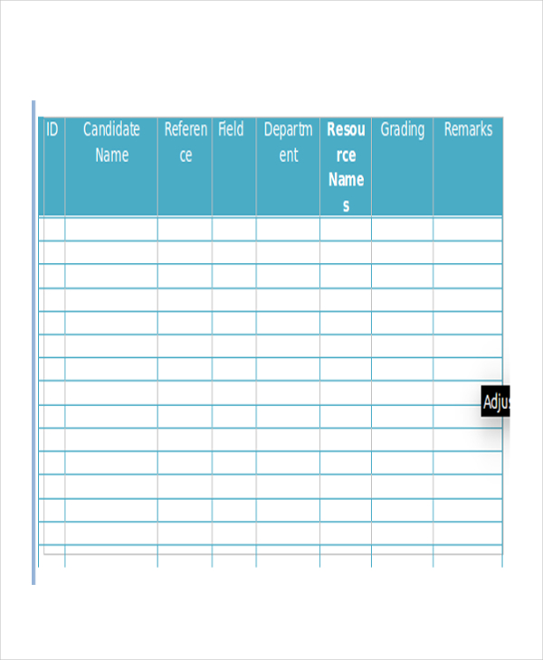 Interview Schedule Template 11 Free Word PDF Documents