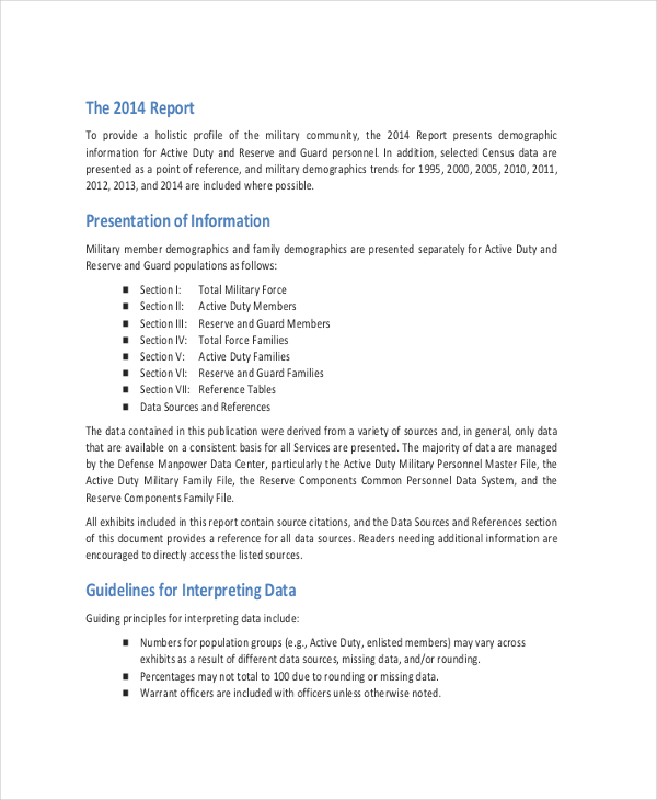 Report Template – 15+ Free Word, PDF Documents Download
