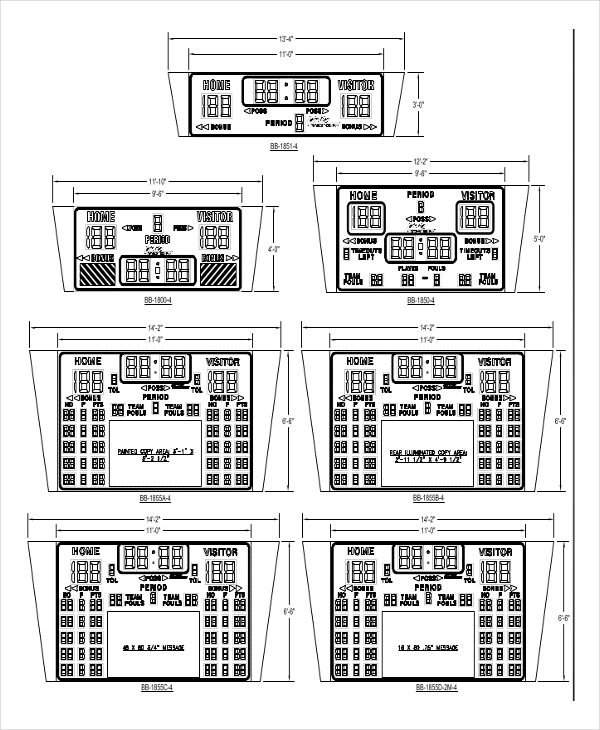 14+ Scoreboard Templates & Samples - DOC, PDF, Excel