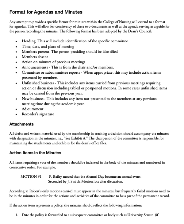 22+ Business Minutes Templates – Free Sample, Example Format Download