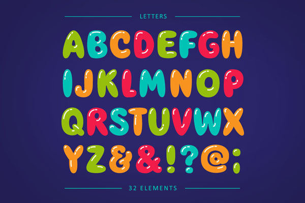 27+ Enticing Bubble Letters